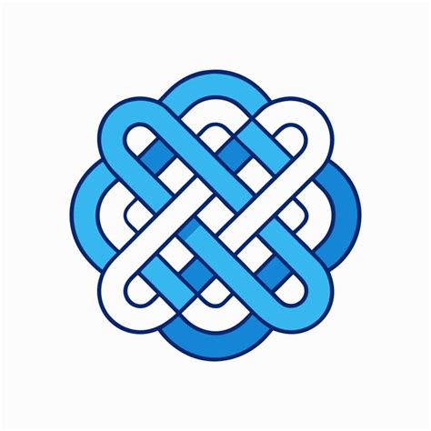 Synergy Systems Design Interlocking Shapes Symbolizing Collaboration Premium Ai Generated Vector