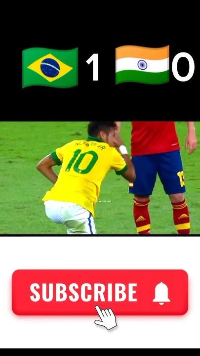 Brazil Vs India Football Match Gold 2vs0😱😱 Shorts Viralvideo Facts Youtube