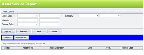 Chapter Asset Service Report CY GRP