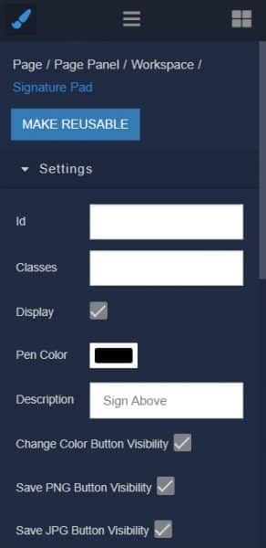 Signature Pad Component Backendless Marketplace