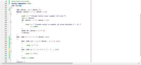 Solved Write A Program That Prompts For A Number Of Rows