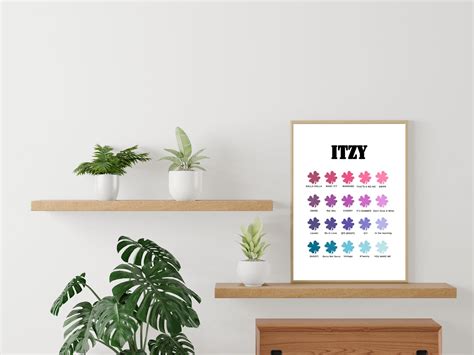 Itzy Color Palette Wall Art Itzy Poster Itzy Art Print Kpop Etsy Itzy Color Palette Wall Art Itzy Poster Itzy Art Print Kpop Etsy