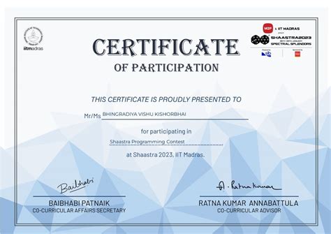Vishu Kishorbhai On Linkedin Iitmadras Shashtra Programming