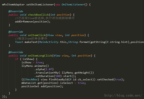 Android 基于recyclerview实现批量操作songlcy Csdn博客