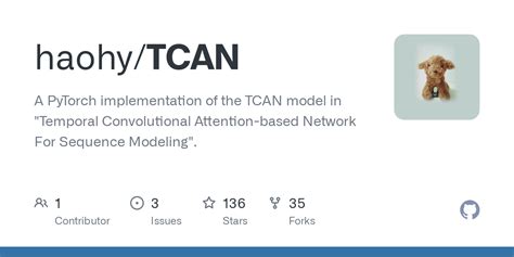 Github Haohy Tcan A Pytorch Implementation Of The Tcan Model In Temporal Convolutional