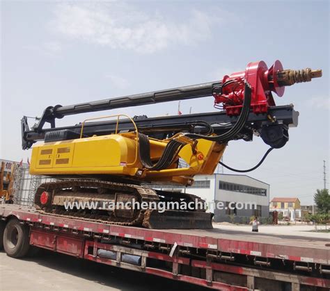 Small Hydraulic Rotary Drilling Rig Hydraulic Crawler Machine Special Piling Machinery Equipment
