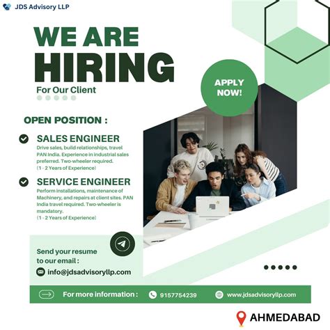 wearehiring salesengineer serviceengineer jobopportunity applynow