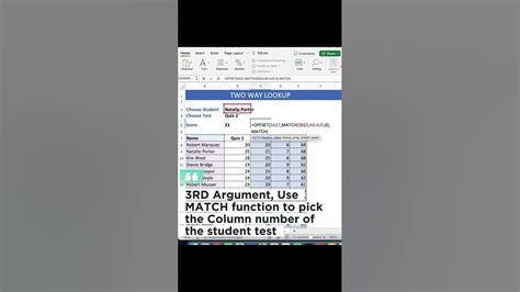 Excel Trick Dynamic Two Ways Lookup Dataanalysis Exceltricks