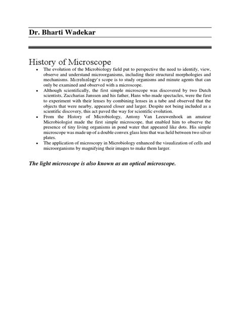 Microscope Pdf Microscopy Angular Resolution