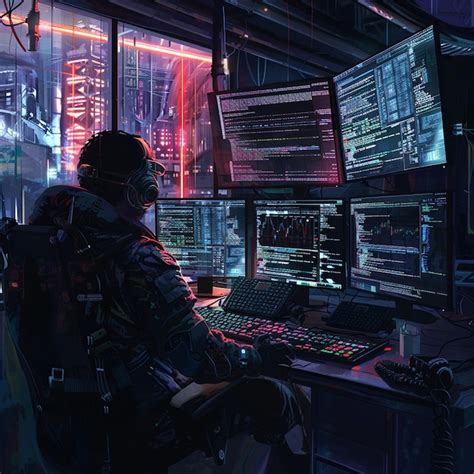 14000 Multimonitor Hacker Setup Pictures