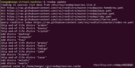 ubuntu18 04安装ros简洁详细教程，常见错误解决 csdn博客