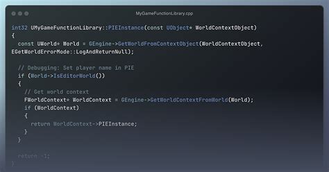 Pie Instance Id In Unreal Engine James Brooks