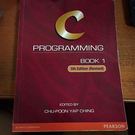 Ngee Ann Poly C Programming Book Hobbies And Toys Books And Magazines