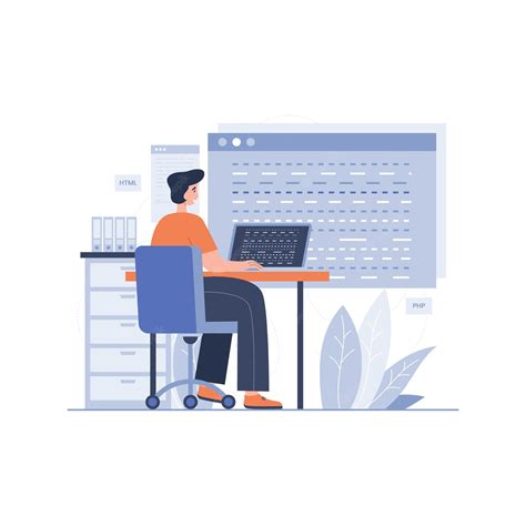 Premium Vector Web Developer Concept Illustration
