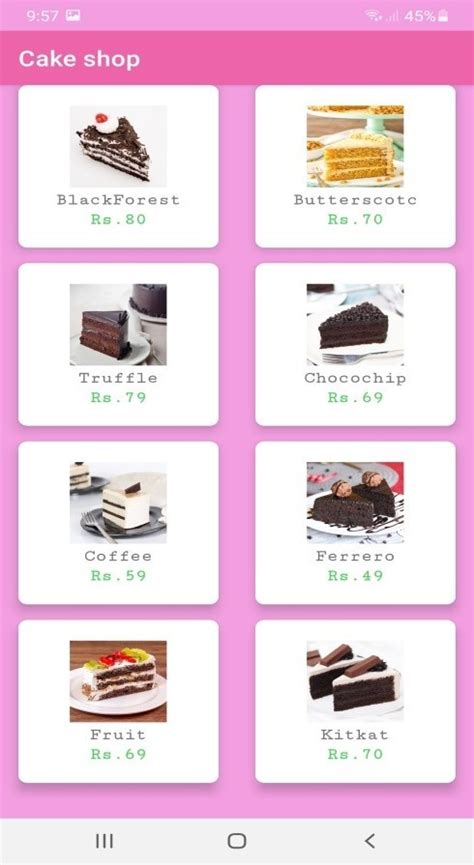 Github Ankitaludbe Cake Shop Android Application The Project Name Is Cake Shop Android