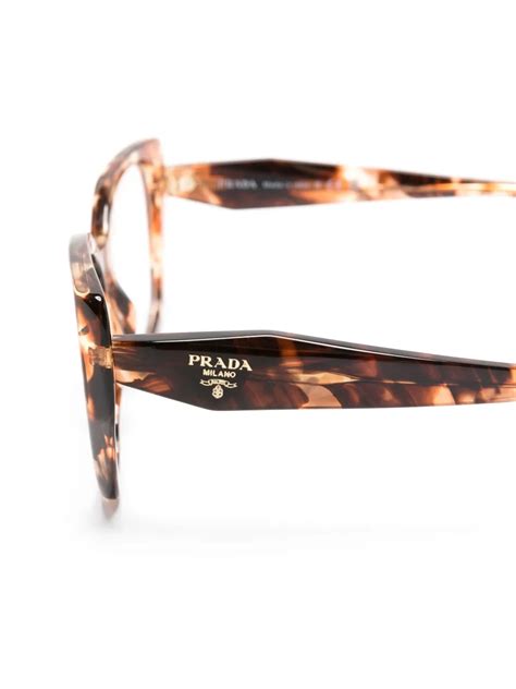 Prada Eyewear Prada Symbole Cat Eye Frame Glasses Farfetch
