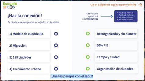Haz la conexión en parejas Genially