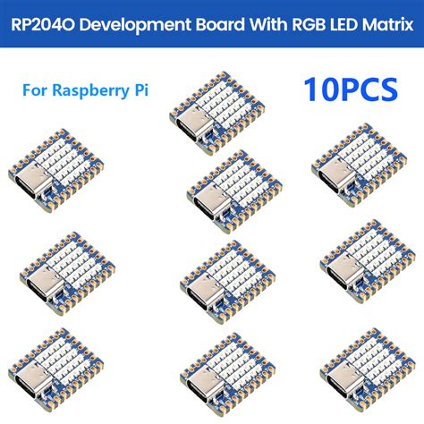 Jual Tam For Raspberry Pi Rp2040 Mini Development Board 5 × 5 Rgb Led Matrix Module Type C