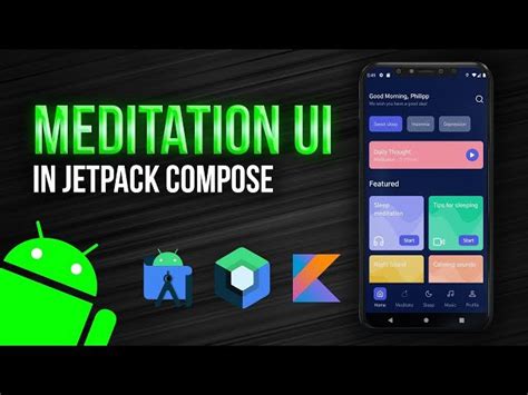 Free Video: Making a Meditation UI With Jetpack Compose - Android Studio Tutorial from Philipp ...