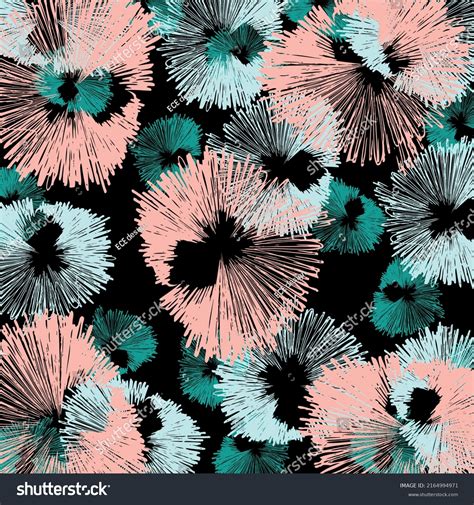 Abstract Floral Pattern Vector Illustration Stock Vector Royalty Free