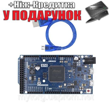 Купити Arduino Due R3 Ch340 Atmega16u2 Atsam3x8e Arm C Usb Blue