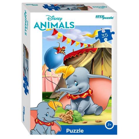Step Puzzle, Пазл "Зверята Дисней", 35 элементов, 2 набора - купить с ...