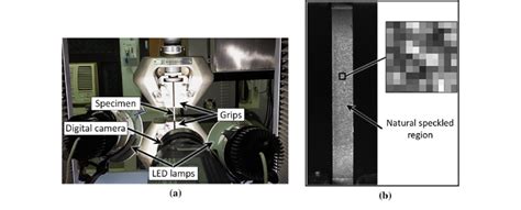 Experimental Setup Employed For Tensile Testing A Digital Image