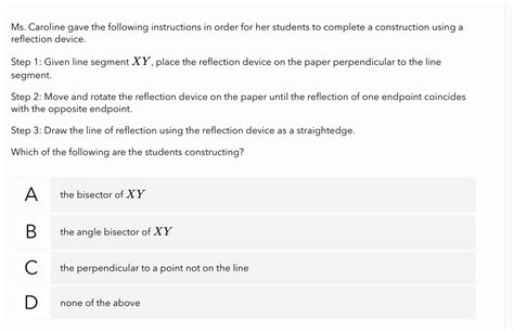 Solved Step Given Line Segment XY Place The Reflection Chegg