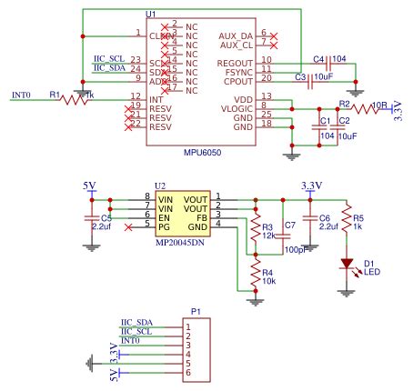 Six Axis Acceleration Sensor Module Platform For Creating And Sharing Projects OSHWLab