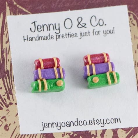 Reading Earrings Etsy