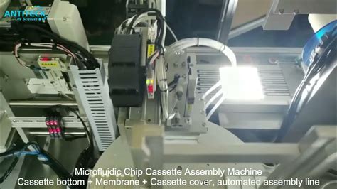 Microfluidic Chip Cassette Assembly Machine Pcr Microfluidic Chip Auomatic Assembly Line