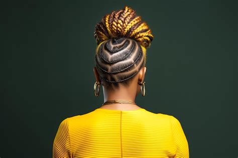 Premium Photo Beautiful Mohawk Braid Hair Style