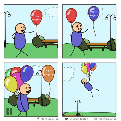 how many projects you are working on r programmerhumor