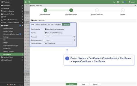 how to enable redirection to avoid web browser warning fortigate