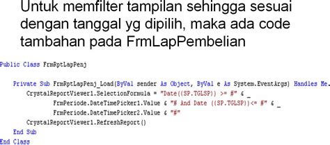 Design Crystal Report Untuk Cetak Multitable Ex Cetak Laporan Pembelian