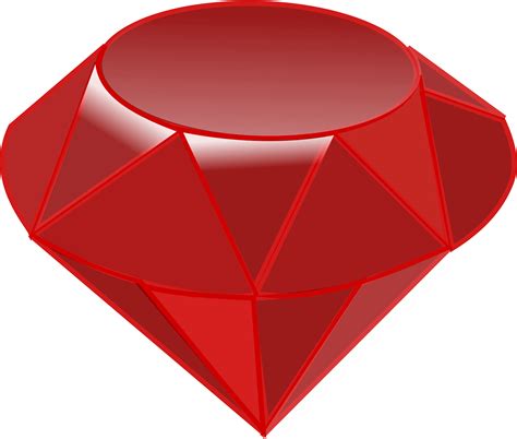 how to draw a ruby gem step by step