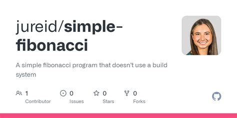 GitHub Jureid Simple Fibonacci A Simple Fibonacci Program That Doesn T Use A Build System