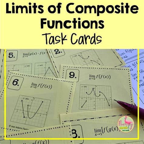 Limits Of Composite Functions Task Cards Unit 1 Ap Calculus Tpt