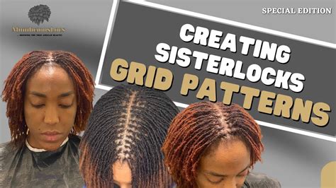 Creating Sisterlocks Grid Patterns After One Year Of Being Locked Youtube