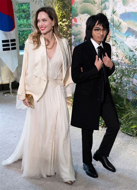 Angelina Jolie Son Maddox Attend White House State Dinner Pics Us