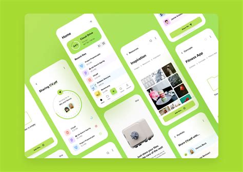 Cloud Storage App UI Concept On Behance