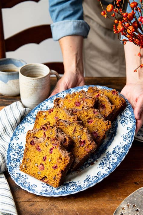 One Bowl Pumpkin Cranberry Bread The Seasoned Mom
