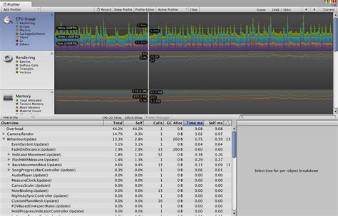 Huge Overhead Spike After Generating A Gameobject In Unity 53 Ios Unity Engine Unity