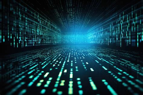 Premium Ai Image Digital Binary Code