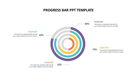 Amazing Progress Bar PPT Template Presentation Slides