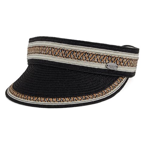 Barts Hats Blainet Sun Visor Black Village Hats