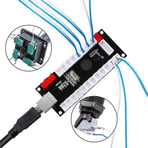 Easyget Arcade Game Controller Zero Delay Encoder Usb To Arcade