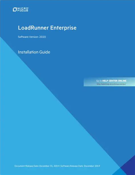 Loadrunner Enterprise Installation Guide Docslib
