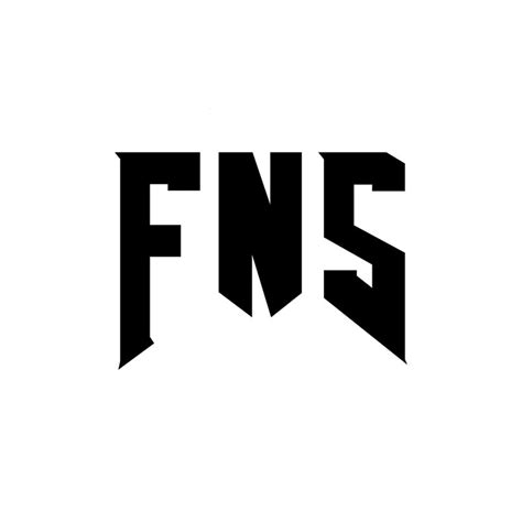 Fns Letter Logo Design For Technology Company Fns Logo Design Black And White Color Combination