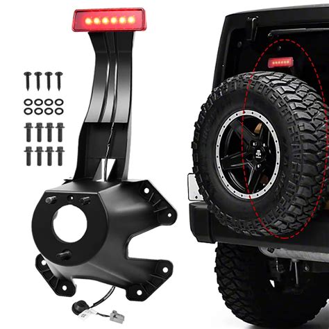 Somusen Spare Tire Holder Mounting Bracket Screws ＆ Brake Light
